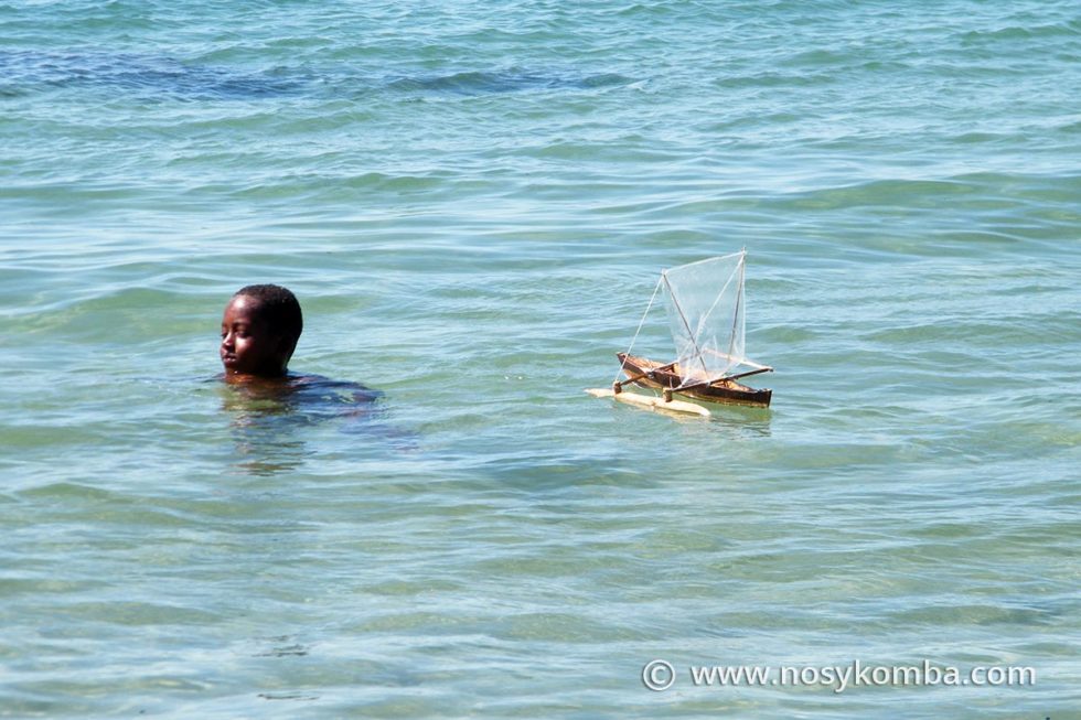 Pirogues - Traditional Sakalava dhows - Nosy Komba